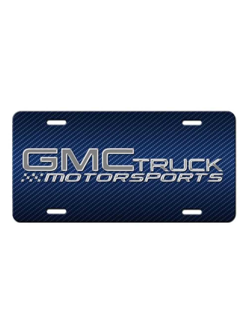 Accents | Gmc Trucks Motorsports Aluminum Vanity License Plate Tag New ...